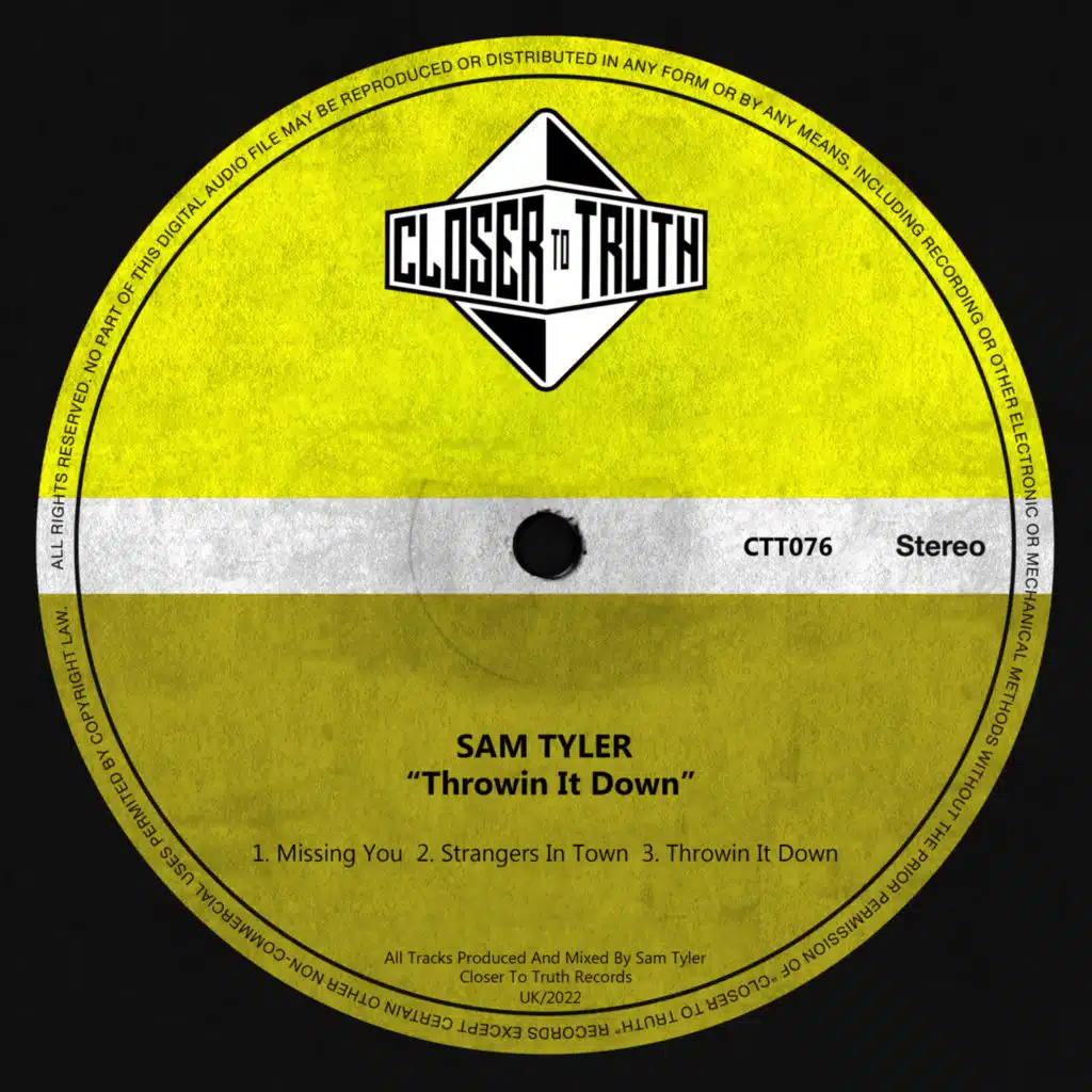 Sam Tyler - Strangers In Town | Play on Anghami