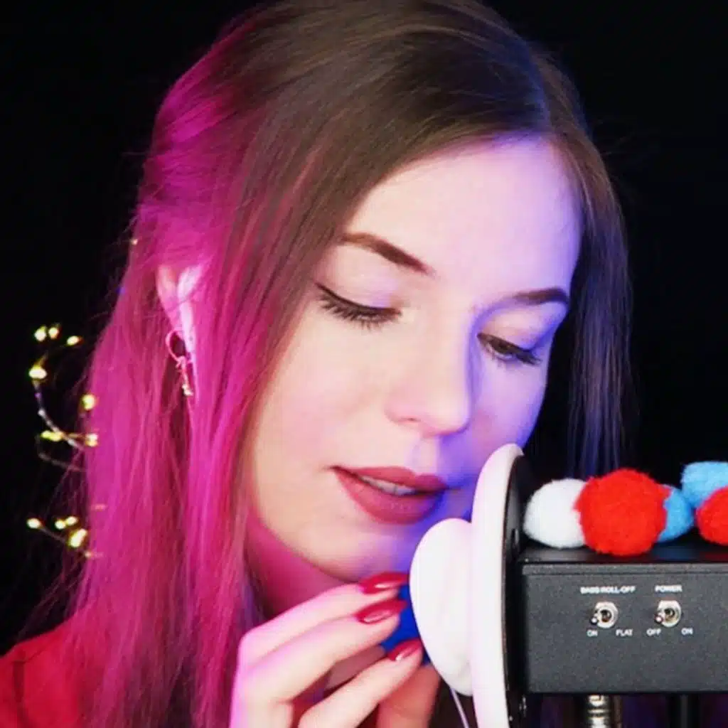 ASMR Art of Sound - Ear Massage with Pom Poms, Pt. 2 | Play on Anghami